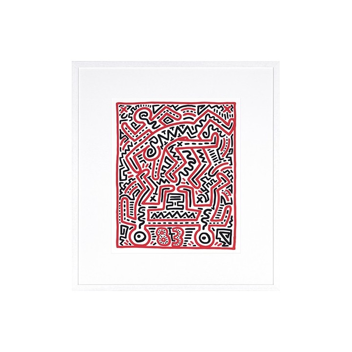 TABLEAU KEITH HARING - 1987